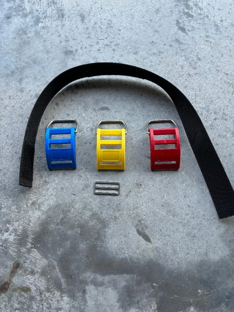 New! Custom Tank Straps W/Adjustable Strap Per Piece "Webbing Color ...