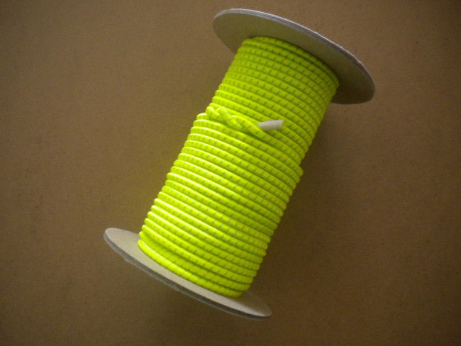1/8" Bungee Shock Cord "Neon Yellow / BLUE Tracer 50ft Mini Spools ...