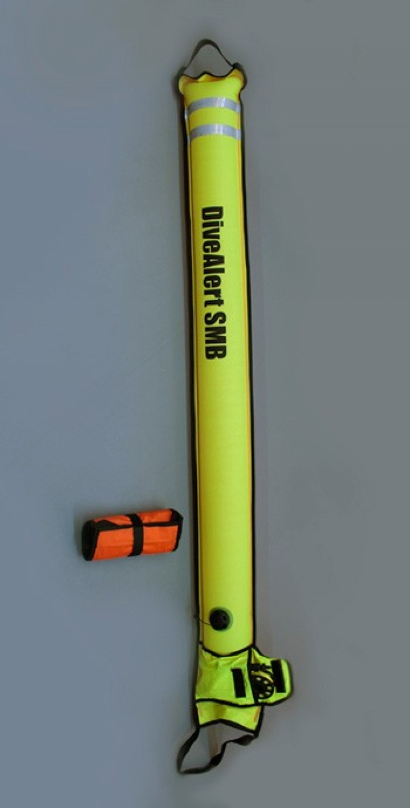 5' 5" Dive Alert Yellow/Orange SMB with Pocket , Piranha Dive Shop