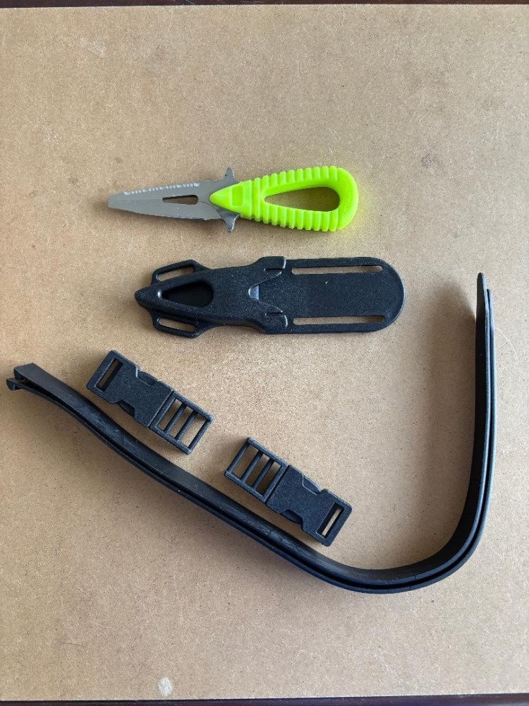 Microsub PT Blunt Tip " Neon Yellow Handle" , Piranha Dive Shop