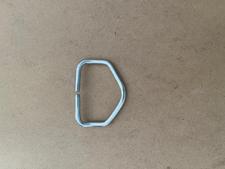 New! 2" inch Triangle Drop D-Ring BENT Version "Open Slot Version ...