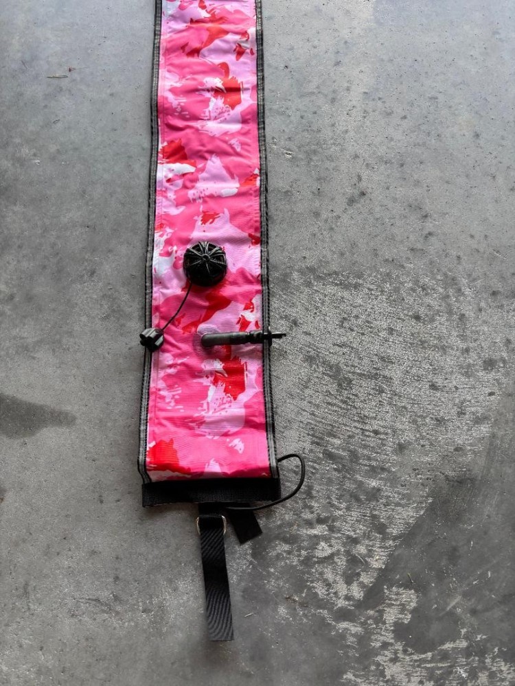 6ft / 72" inch Hot Pink Camo SMB "Flapper / Duck Valve bottom ...