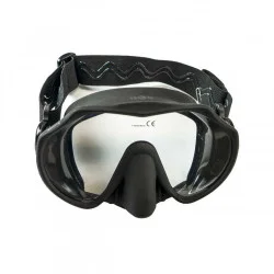 HOG Low Volume Frameless ES Mask w/ Comfort Strap "All Black" , Piranha ...