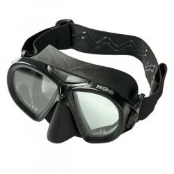 HOG Phantom ES Mask "All Black" w/ Comfort Strap , Piranha Dive Shop