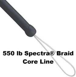 New! Rubber Speargun Shooting Line with Snap Swivel , Piranha Dive Shop