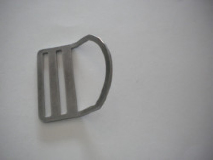 Short Loop D-Ring w/ No Teeth "Select Bend" , Piranha Dive Shop