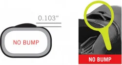 No Bump No Barb Mouthpiece Ties "BLACK COLOR" "Pricing per PIECE ...